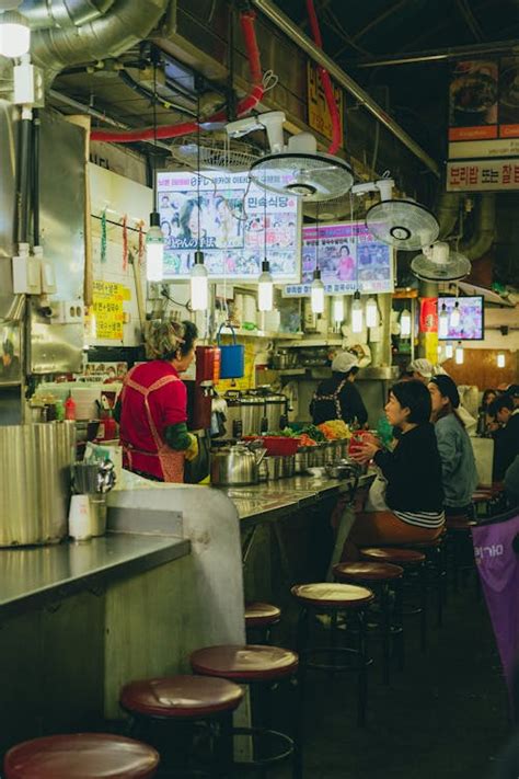 정통 서울 스트리트 푸드 마켓 체험 · 무료 스톡 사진