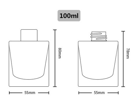 100ml Empty Clear Square Glass Reed Aroma Diffuser Bottle With Rattan Sticks For Fragrance