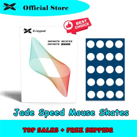 Xraypad Jade Speed Mouse Skates Series X2 Sets X Raypad Ptfe Diy Mice