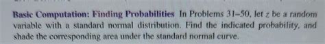 Solved Basic Computation Finding Probabilities In Problems