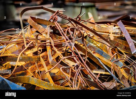 Heap Of Rusty Metal Scrap Stock Photo Alamy