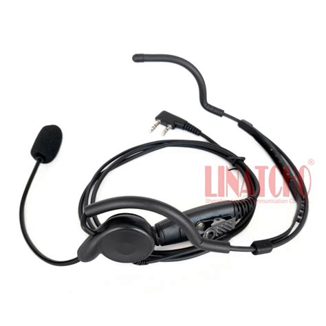 에서 선박 Us 전문 넥타이 Tk 2118 Tk 2160 워키 토키 마이크 헤드셋 양방향 라디오 헤드폰 2 핀 커넥터 Tk