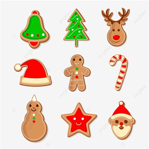 진저 크리스마스 쿠키 세트 크리스마스 쿠키 클립 아트 사랑 조리 Png 일러스트 및 벡터 에 대한 무료 다운로드 Pngtree