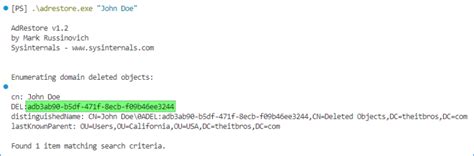 How To Restore Deleted Active Directory User TheITBros