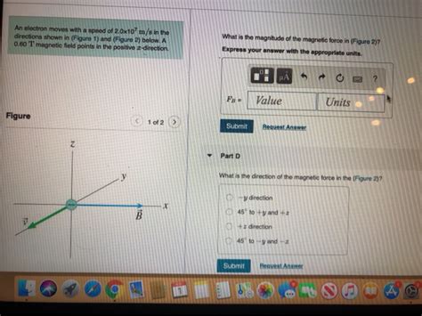 Solved An Electron Moves With A Speed Of 2 0x107 M S In The
