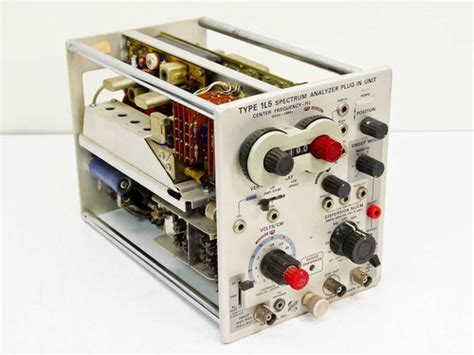 Tektronix Type 1l5 Spectrum Analyzer Plug In Unit Tektronix Type 1l5 Spectrum Analyzer Plug In Unit