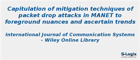 Capitulation Of Mitigation Techniques S Logix