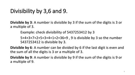 Divisible Rules Ppt