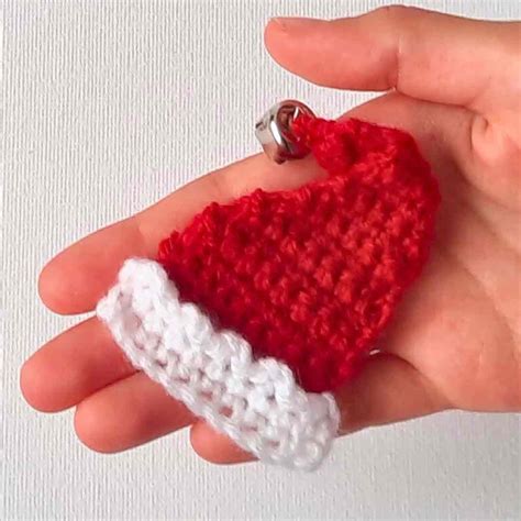 Easy Crochet Santa Hat Appliqué Pattern Pdf Printable