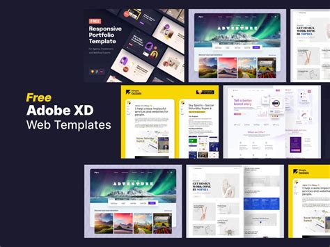 20 Adobe Xd Web Templates Free Download