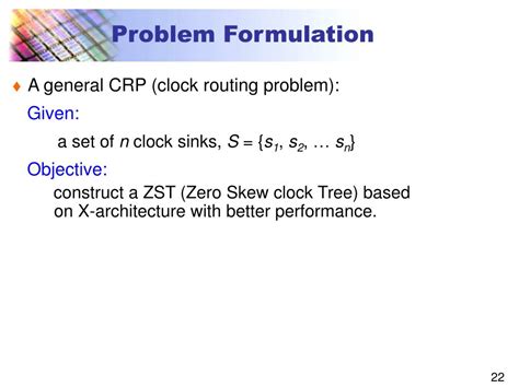 Ppt Clock Routing Based On X Architecture Pattern Matching Powerpoint