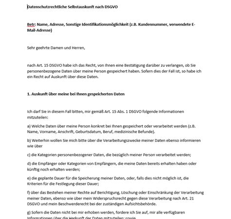 Datenschutzrechtliche Selbstauskunft Nach Dsgvo Der Windows Papst It Blog Walter