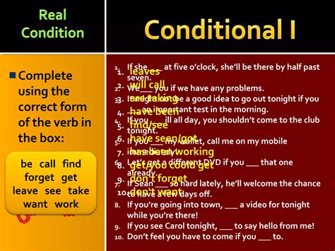 Conditionals Ppt