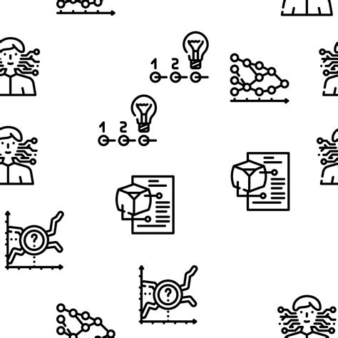 Data Science Innovate Technology Vector Seamless Pattern 17442632