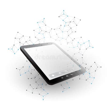 Digital Network Connections Mobile Technology Background Cloud