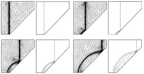 Transient Adaptive Meshes And The Computed Density Contours Of A Mach 2