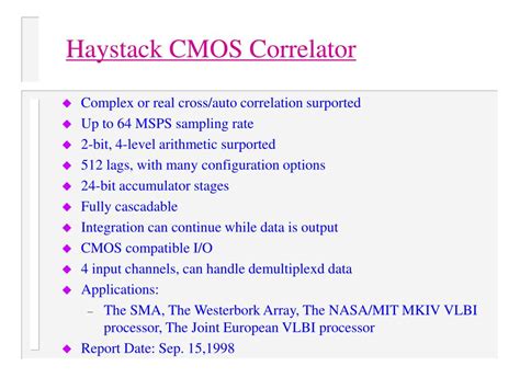 Ppt Digital Correlator Design Using Vertex 2 Fpgas Powerpoint Presentation Id703459