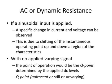 Diode Resistance Levels Ppt