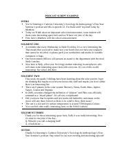PODCAST SCRIPT EXAMPLE FOR AUDIO JOURNAL 3 Docx PODCAST SCRIPT EXAMPLE INTRO You Re Listening