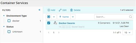 display container data in the solarwinds platform web console