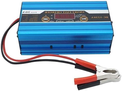 Acculader 12v 30a Slimme Lader Met Lcd Display Voor Caravan Camper Boot Auto En Bol