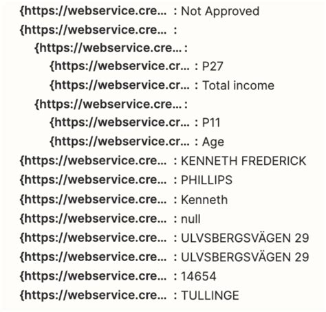 webhook is returning values but when i try to use them they are blank