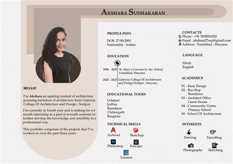 Architecture Internship Portfolio Behance