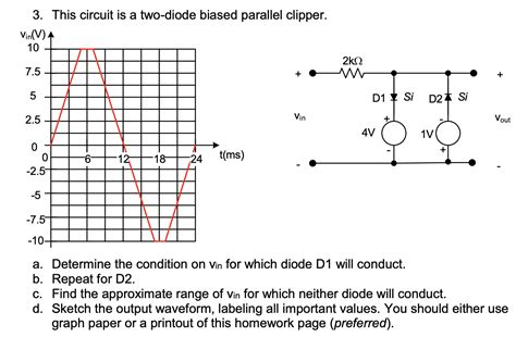 solved 3 this circuit is a two diode biased parallel