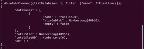 How To List Databases In Mongodb Foss Linux