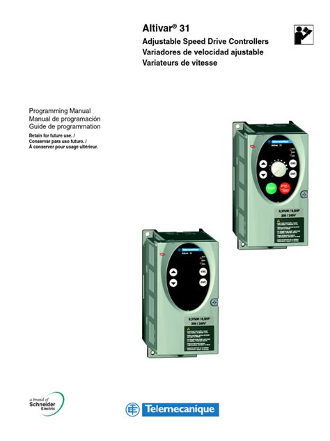 Atv31programmingmanualusv1 Pdf Electric Motor Capacitor