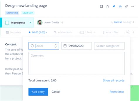 Wrike Time Tracking Guide Project