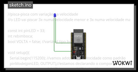 Exercícios 3 Wokwi Esp32 Stm32 Arduino Simulator