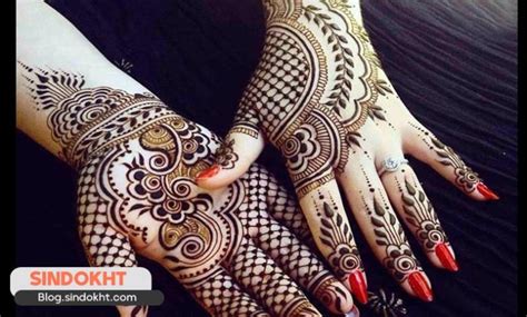 نقش حنا ساده دخترانه 2025 60 طرح حنا جدید، ساده و شیک مجله سین‌دخت