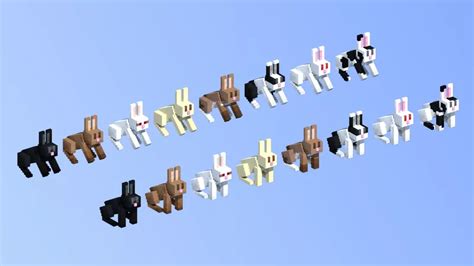 Rabbit Mob Statues Minecraft Map