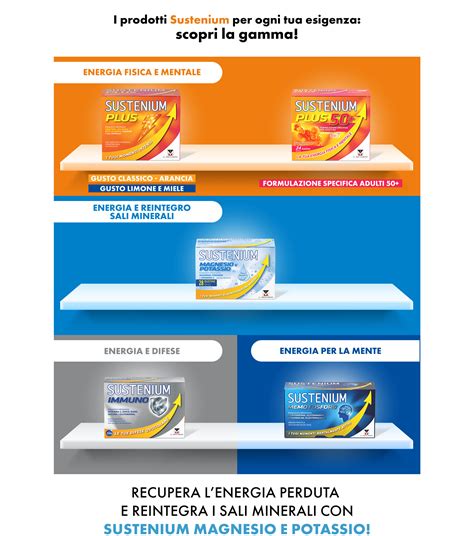 Sustenium Magnesio E Potassio Gusto Arancia 28 Bustine Amica Farmacia