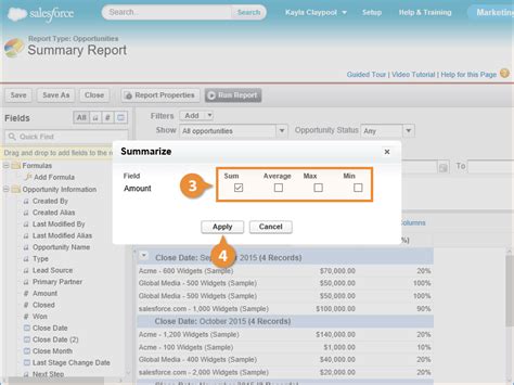 How To Create A Summary Report In Salesforce Customguide