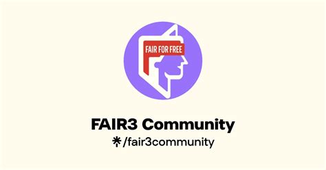 Fair3 Community Linktree