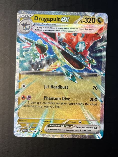 Dragapult Ex 130167 Pokemon Tcg Twilight Masquerade English Nm Ebay