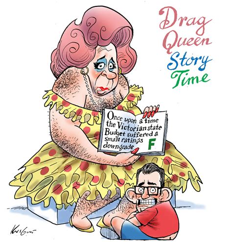 Drag Queen Story Time Australian Political Cartoon Knight Cartoons