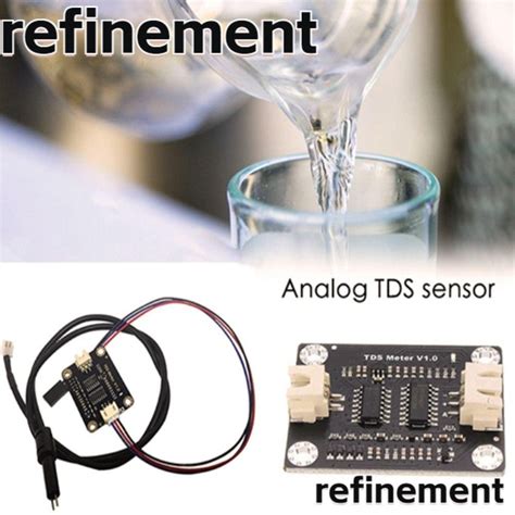 Refinement เซนเซอร์นําน้ํา Tds Meter V1 0 พร้อมโพรบเซนเซอร์ไฮโดรโปนิกส์ กันน้ํา อเนกประสงค์
