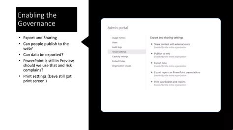 Governance in PowerBI Enjoy your power responssibly | PPTX