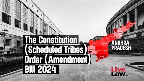 Parliament Clears The Constitution Scheduled Tribes Order Amendment