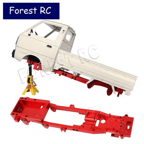 กรอบโครงรถโลหะ Cnc Ad002 อุปกรณ์เสริม สําหรับอัพเกรดรถบังคับ Wpl D12 1 10 Shopee Thailand