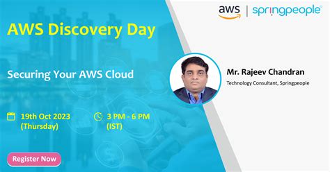 aws discovery day securing your aws cloud springpeople