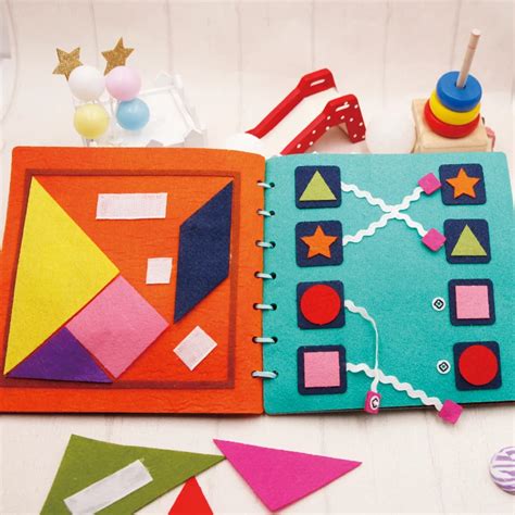 Мама ручной работы моя первая книга 20x20 см мягкая фетровая ткань Тихая книга игрушки для детей