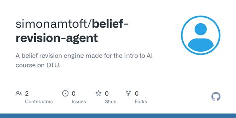 Github Simonamtoftbelief Revision Agent A Belief Revision Engine Made For The Intro To Ai