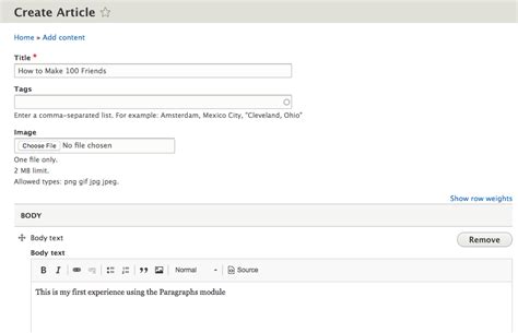 The Ultimate Tutorial For Drupals Paragraphs Module Ostraining