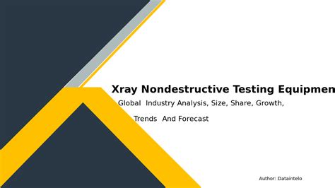 X Ray Non Destructive Testing Equipment Market Report Global Forecast