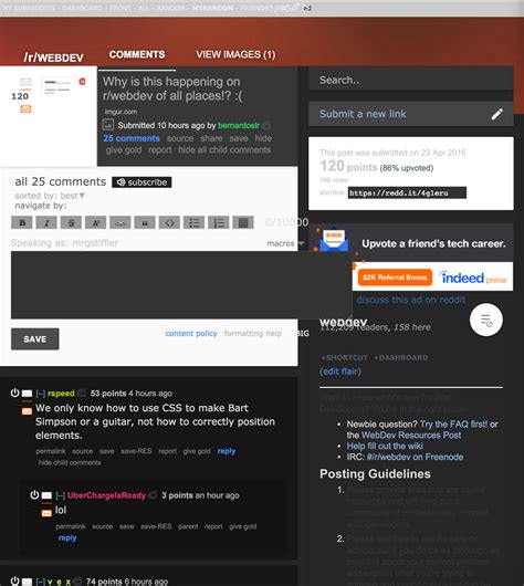 why is this happening on r webdev of all places r webdev