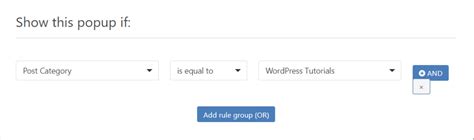 How To Use Wp Popups Display Rules Wp Popups Documentation